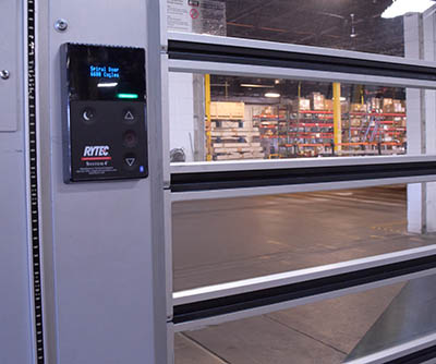 Spiral® FV® Full View Rolling Security Door | Rytec Doors